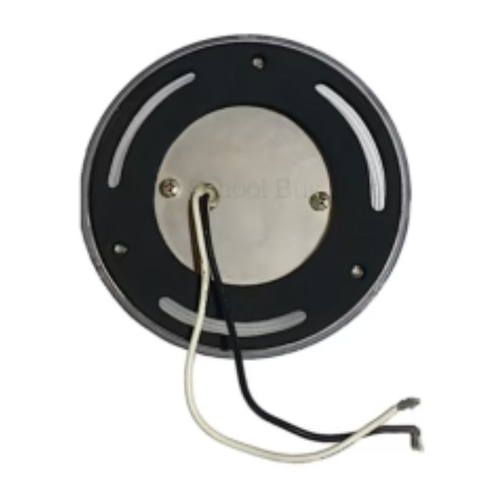 Opti-luxx 4.5" Round White Stepwell Light (Screw Mount, 2-Wire Connect