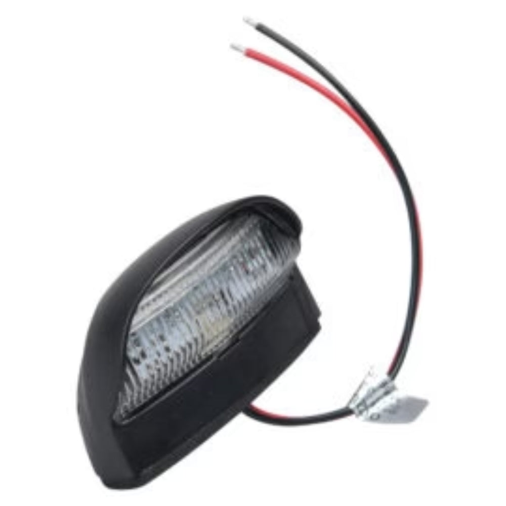 Opti-luxx White License Plate Light Kit (Screw Mount, 2-Wire Connectio