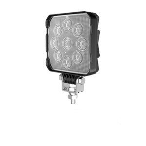 Opti-luxx 4.25" Square Clear/White Work Light (Bracket Mount, 2-Wire C