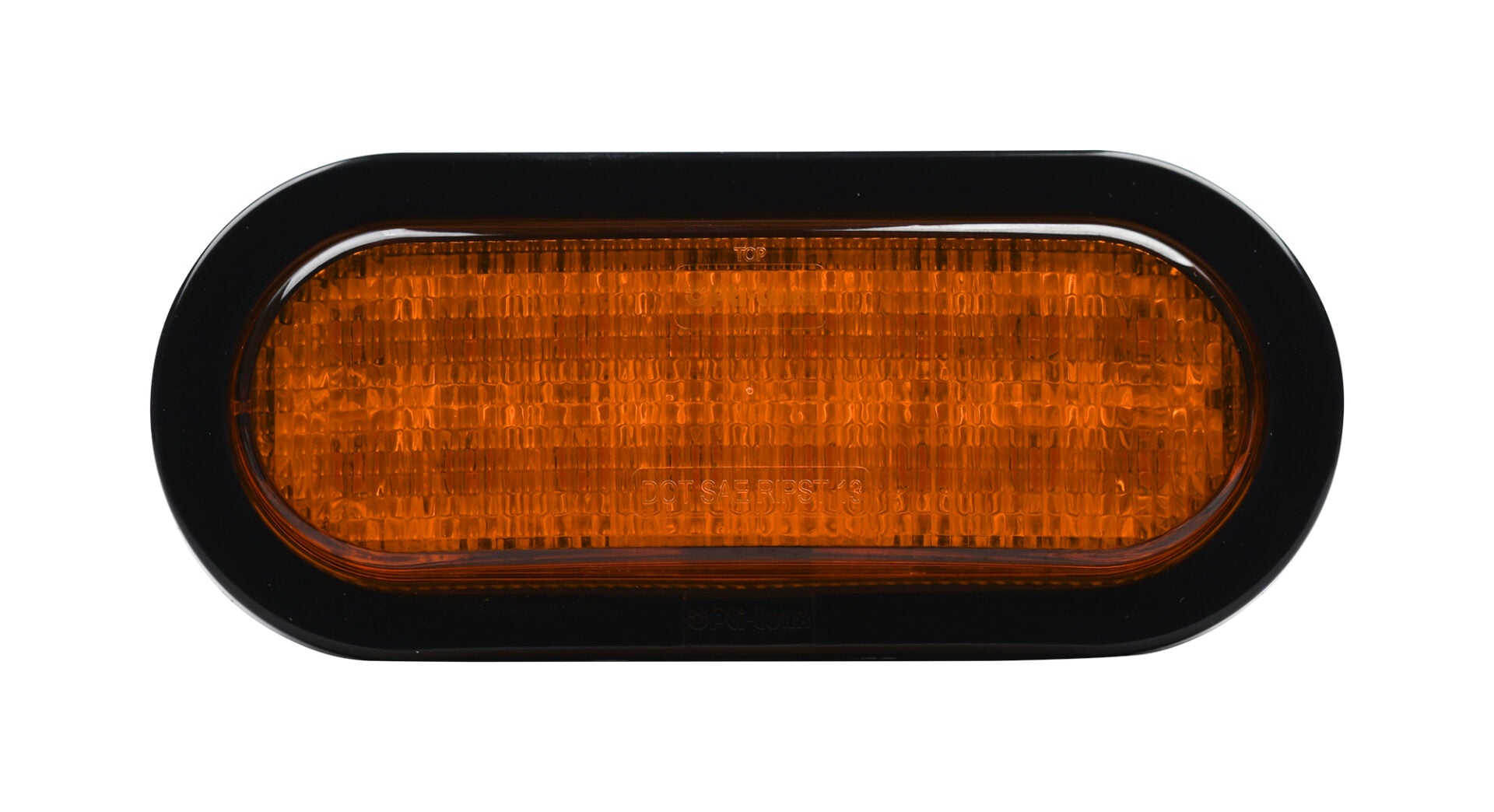 Opti-luxx 6" Oval Amber Turn (Grommet Mount, 2-Wire Connection)